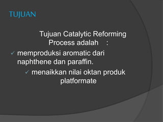 Catalitik reforming proses | PPTX