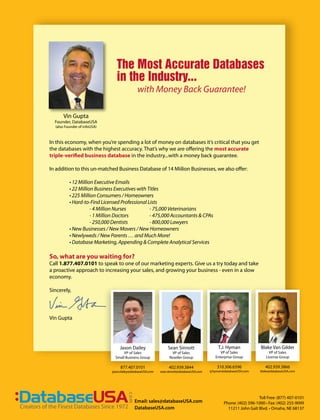 DatabaseUSA Catalog - 2015 | PDF