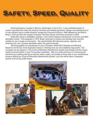 Bricking Solutions Product Catalog | PDF