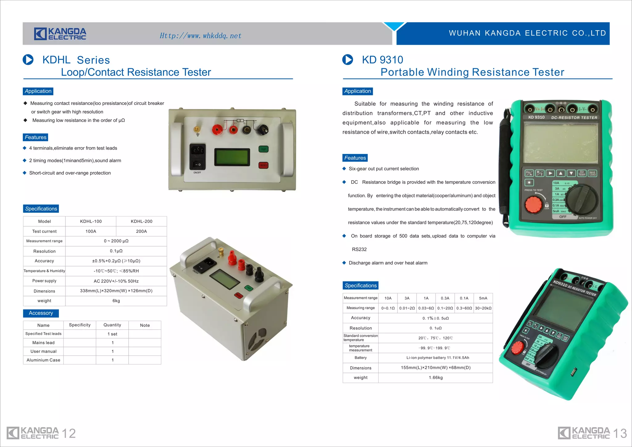 insulation tester and testing equipment | PDF