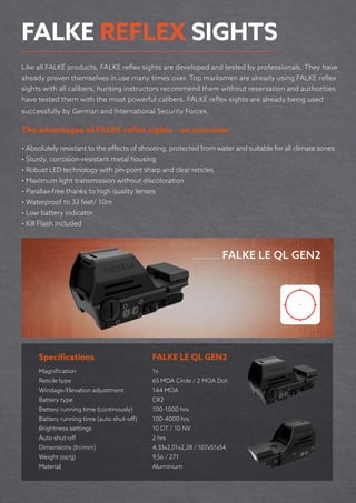 Catalog | Falke | Optics Trade | PDF