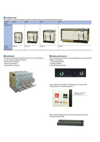 Catalog ACB (Air Circuit Breakers) BT3 sereis | PDF | Home Appliances ...