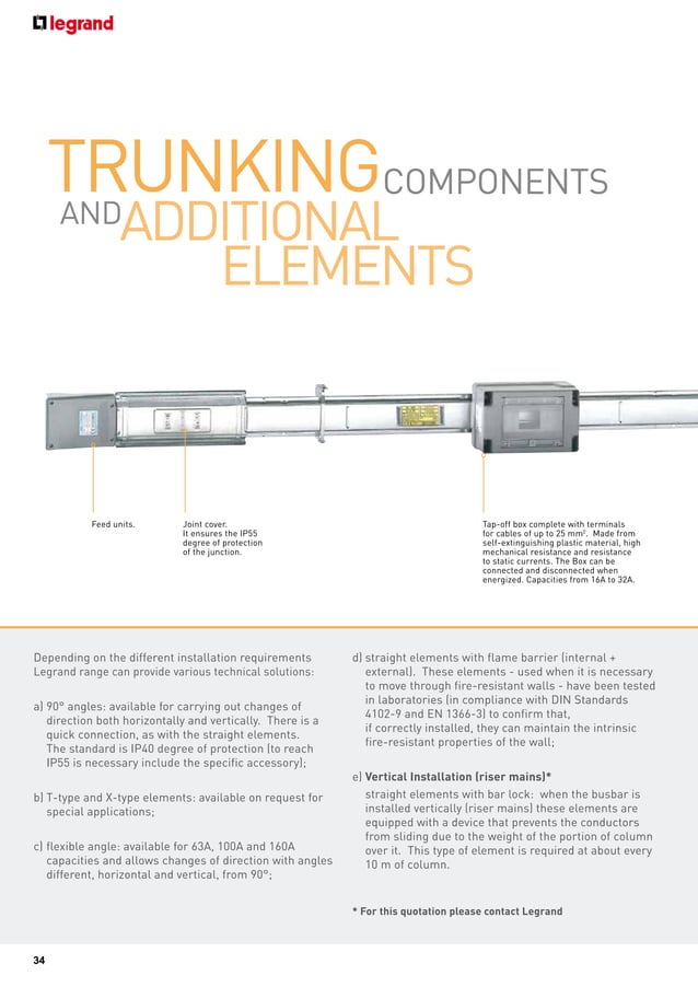 Catalog busbar legrand | PDF