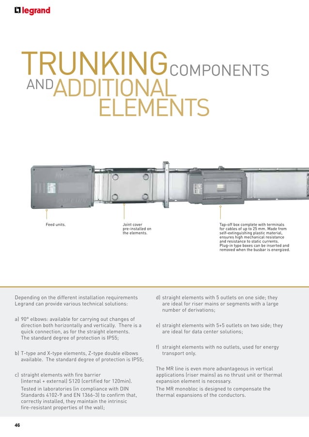 Catalog busbar legrand | PDF