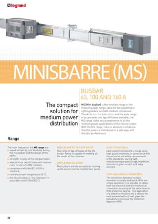 Catalog busbar legrand | PDF
