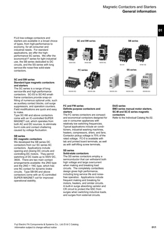 Catalog contactor fuji-electric Mới Nhất - Hạo Phương | PDF
