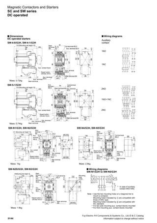 Catalog contactor fuji-electric Mới Nhất - Hạo Phương | PDF