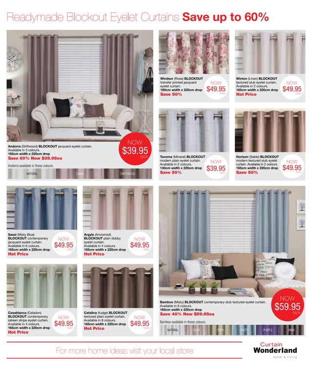 Catalog curtain-wonderland hugecataloguesale | PDF