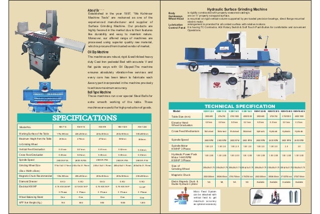 Catalog for- surface- grinding -machines- by- kohinoor- machine- to…