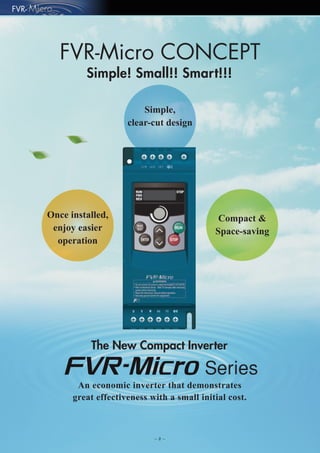 Catalog Biến tần FVR Micro Fuji Electric-Beeteco.com