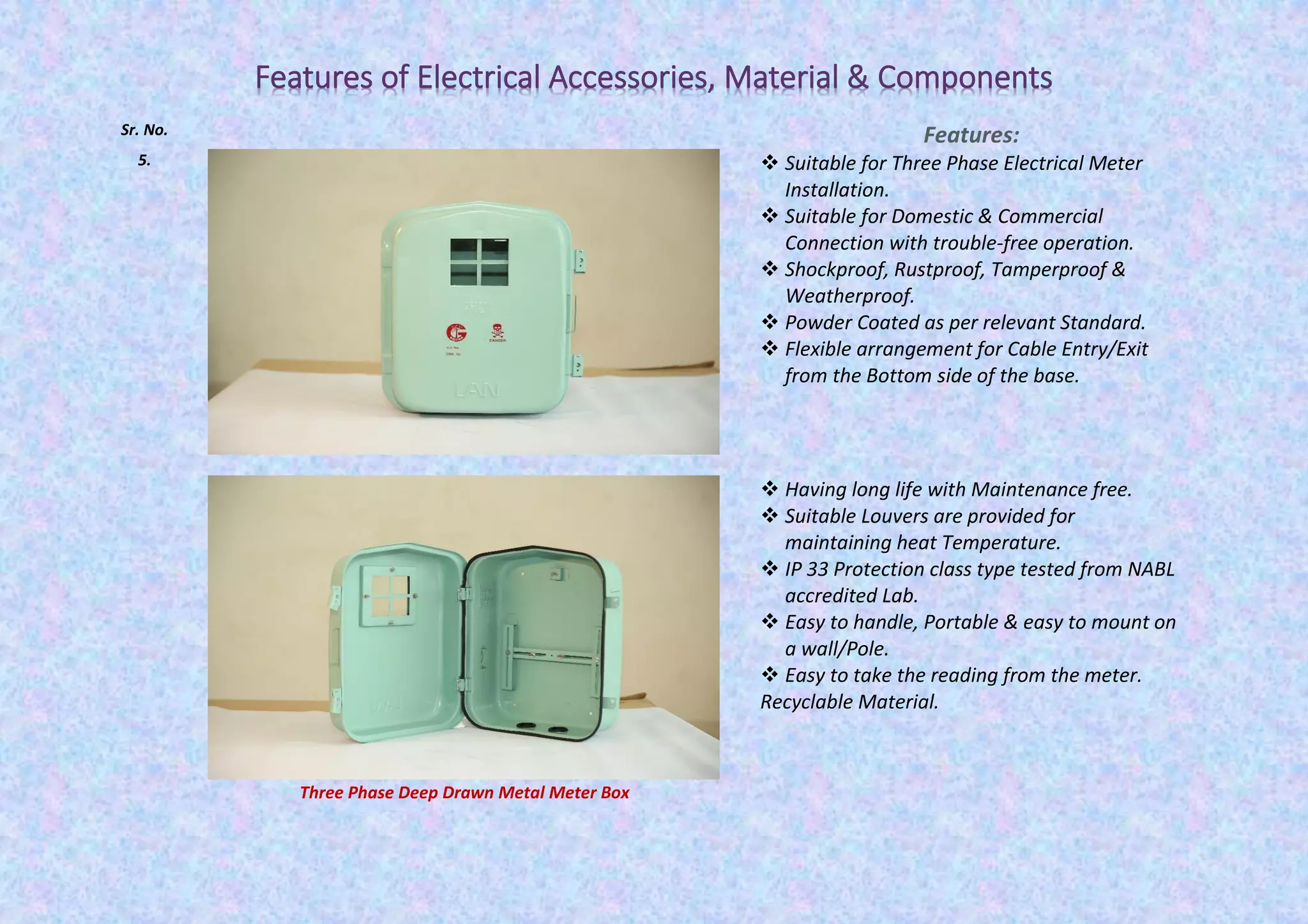 Electric Meter box | PDF