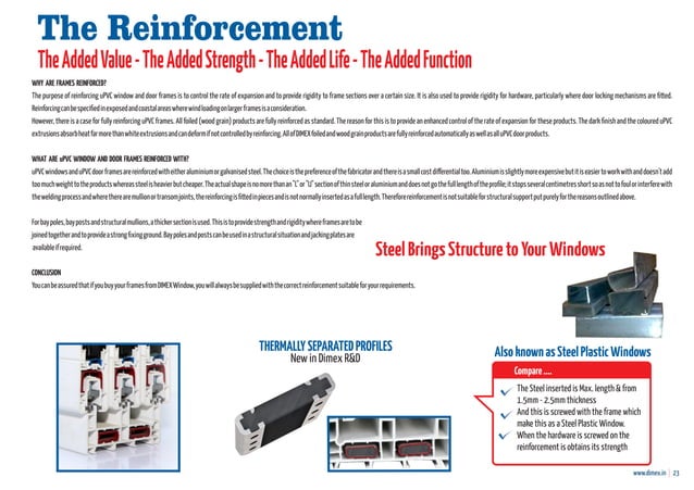 Dimex Catalog, Dimex uPVC Windows, uPVC Doors, Dimex uPVC Profiles | PPT