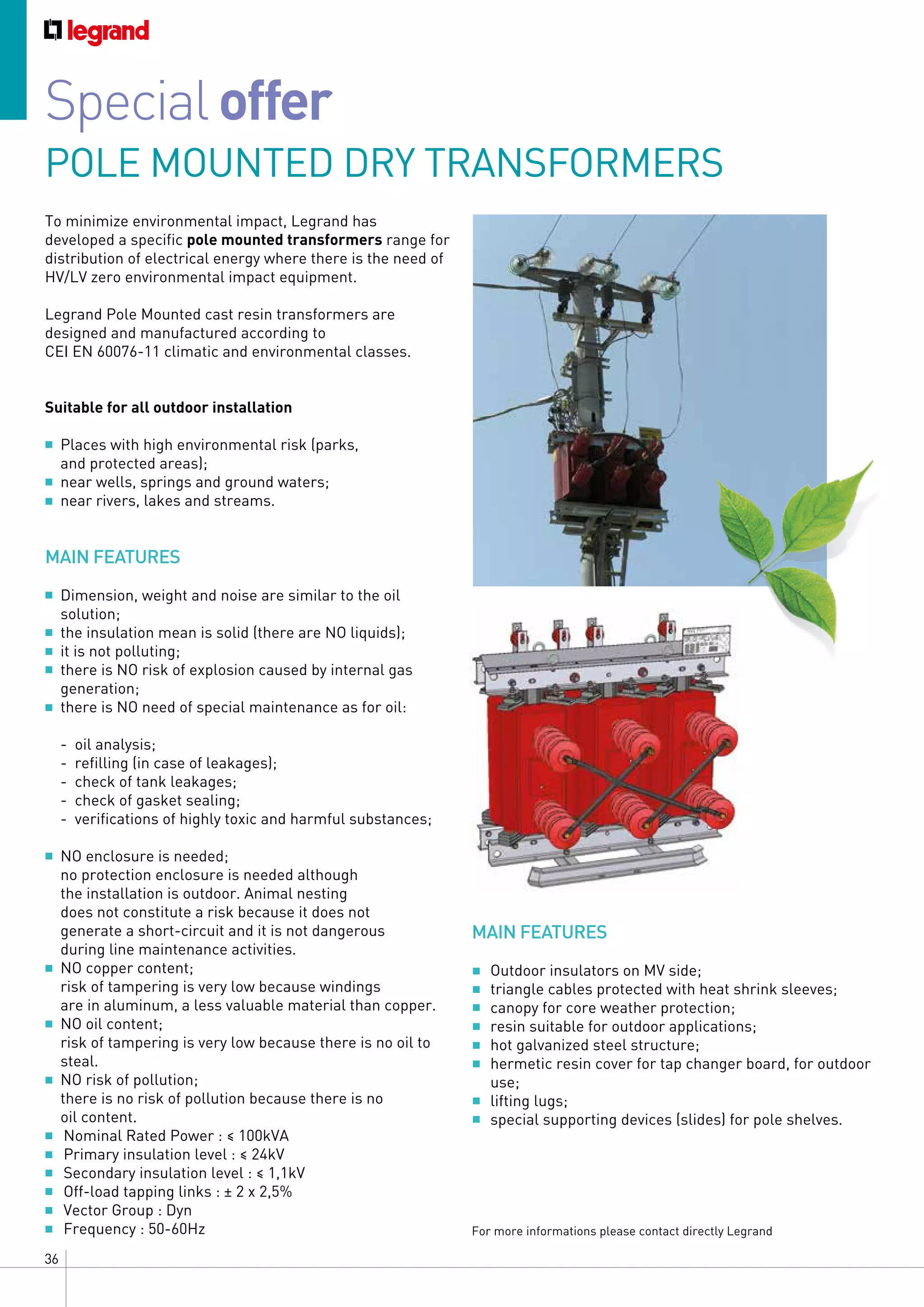 Catalog máy biến áp Legrand | PDF