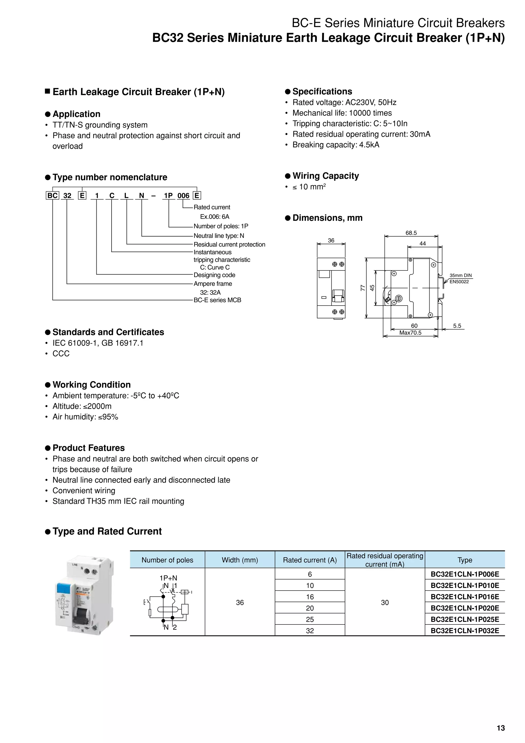 Catalog mcb fuji electric | PDF