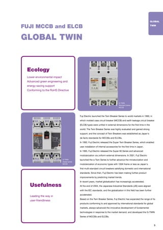 Catalog MCCB & ACB Fuji Electric dòng G-TWIN Mới Nhất 2019 | PDF