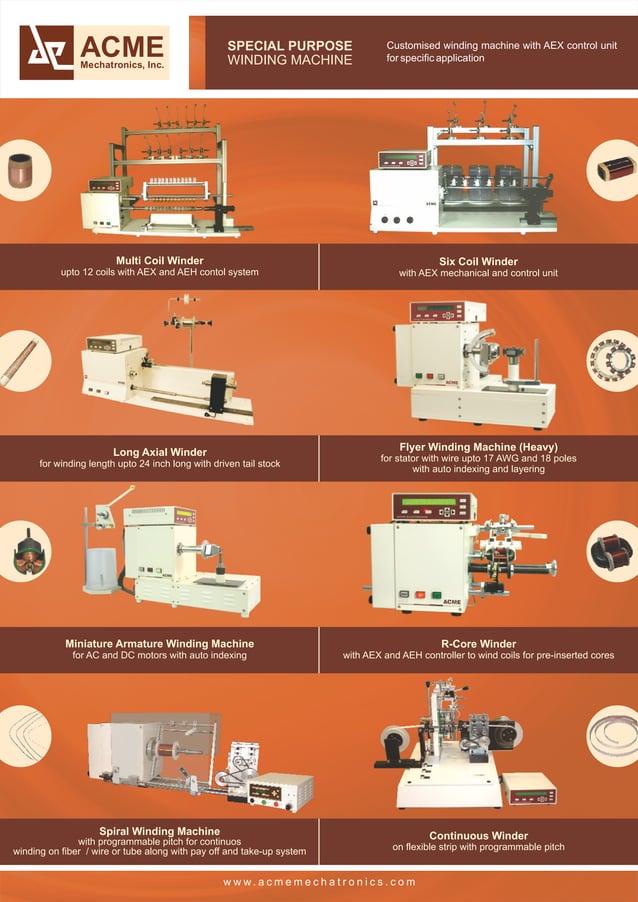 ACME Mechatronics - Coil Winding Machine Manufacturer | PDF