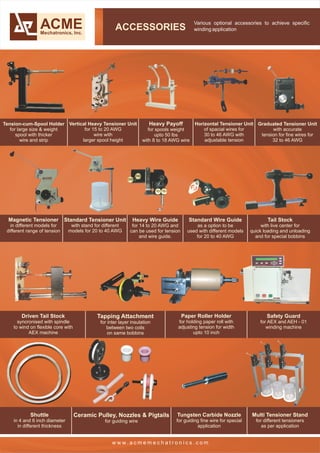 ACME Mechatronics - Coil Winding Machine Manufacturer | PDF