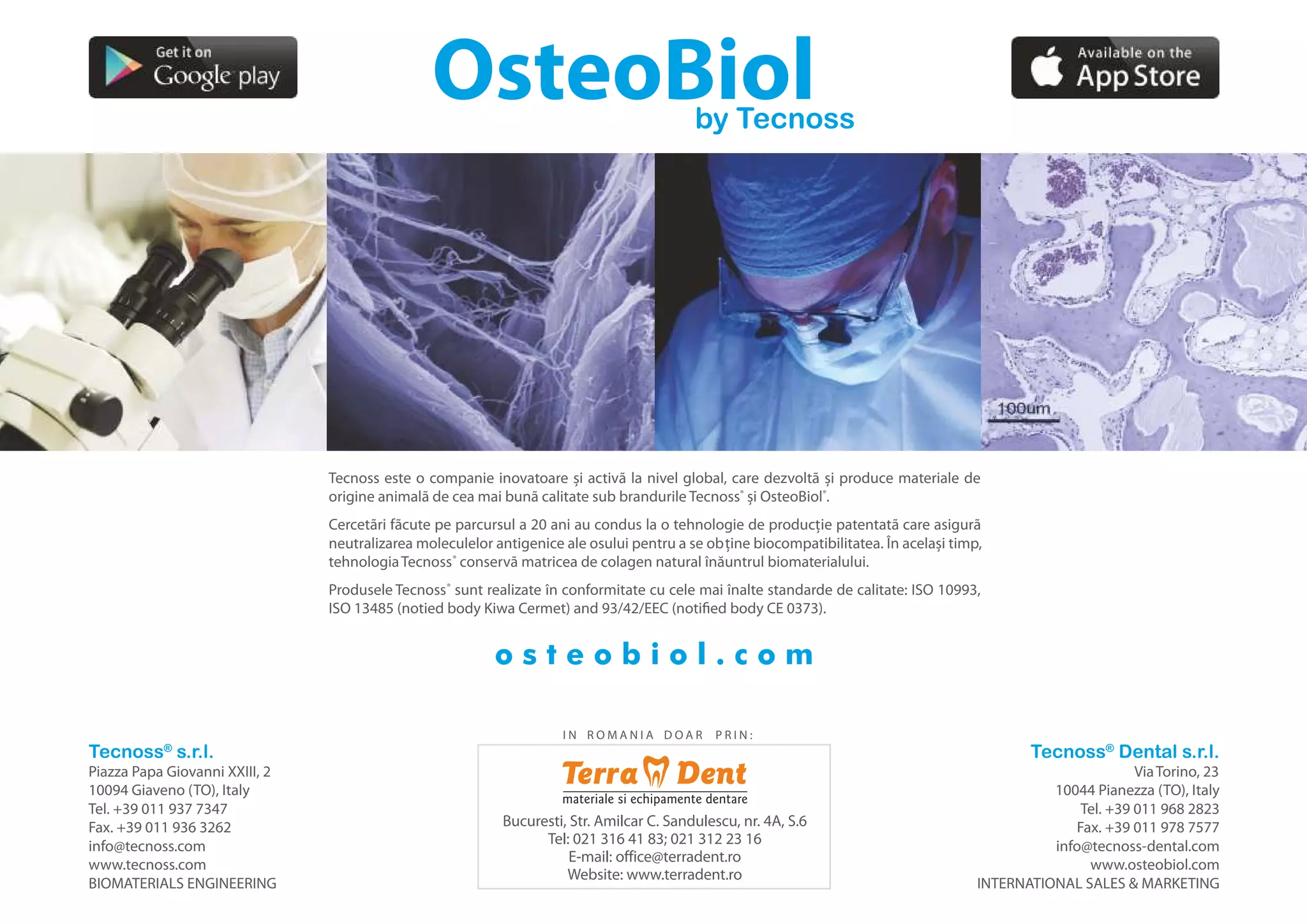 Minicatalog OsteoBiol Tecnoss 2021 | PDF