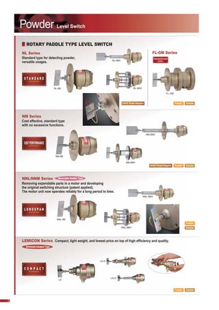 Catalog thiết bị báo mức Kansai Automation | PDF