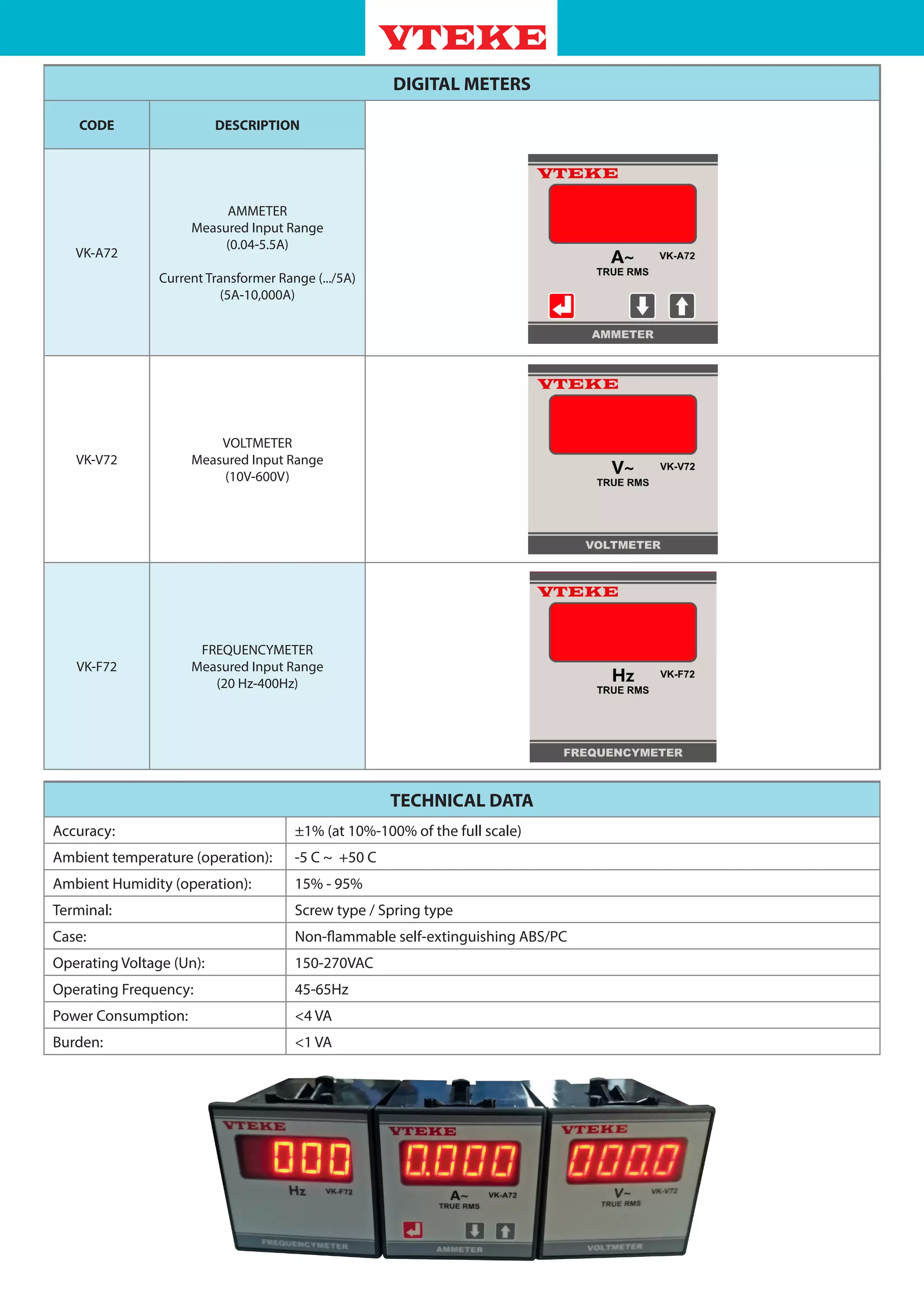 Catalog thiết bị phụ kiện Vteke | PDF