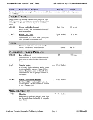 Course Catalog | PDF