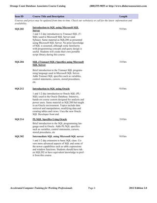 Course Catalog | PDF