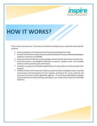 Inspire Catalog | DOCX | Professional School | Postgraduate Education