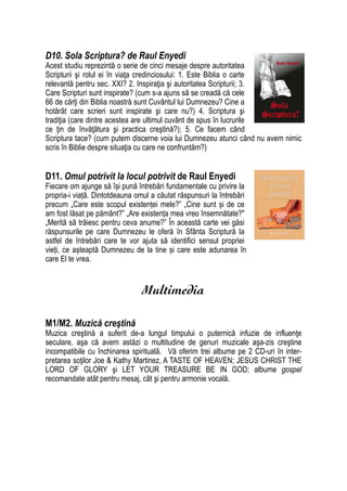 Catalog publicații gratuite 2020 - O Voce Baptistă | PDF