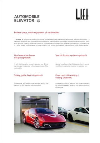 Liftech Elevators Islamabad | PDF