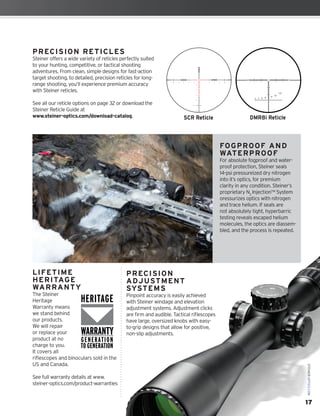 Catalog 2022 | Steiner Optics | Optics Trade | PDF