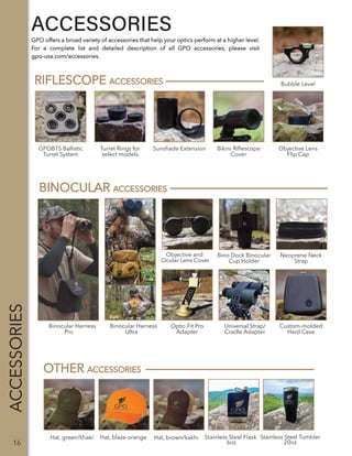 Catalog 2023 | GPO Optics | Optics Trade | PDF
