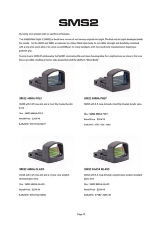 Catalog 2024 | Shield Sights | Optics Trade | PDF