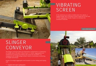 Catalog asphalt drum mix plant | PDF