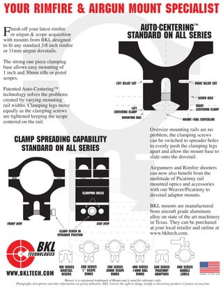 Catalog | BKL Technologies | 2017 | Optics Trade | PDF