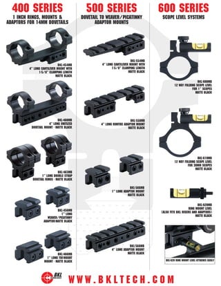 Catalog | BKL Technologies | 2017 | Optics Trade | PDF