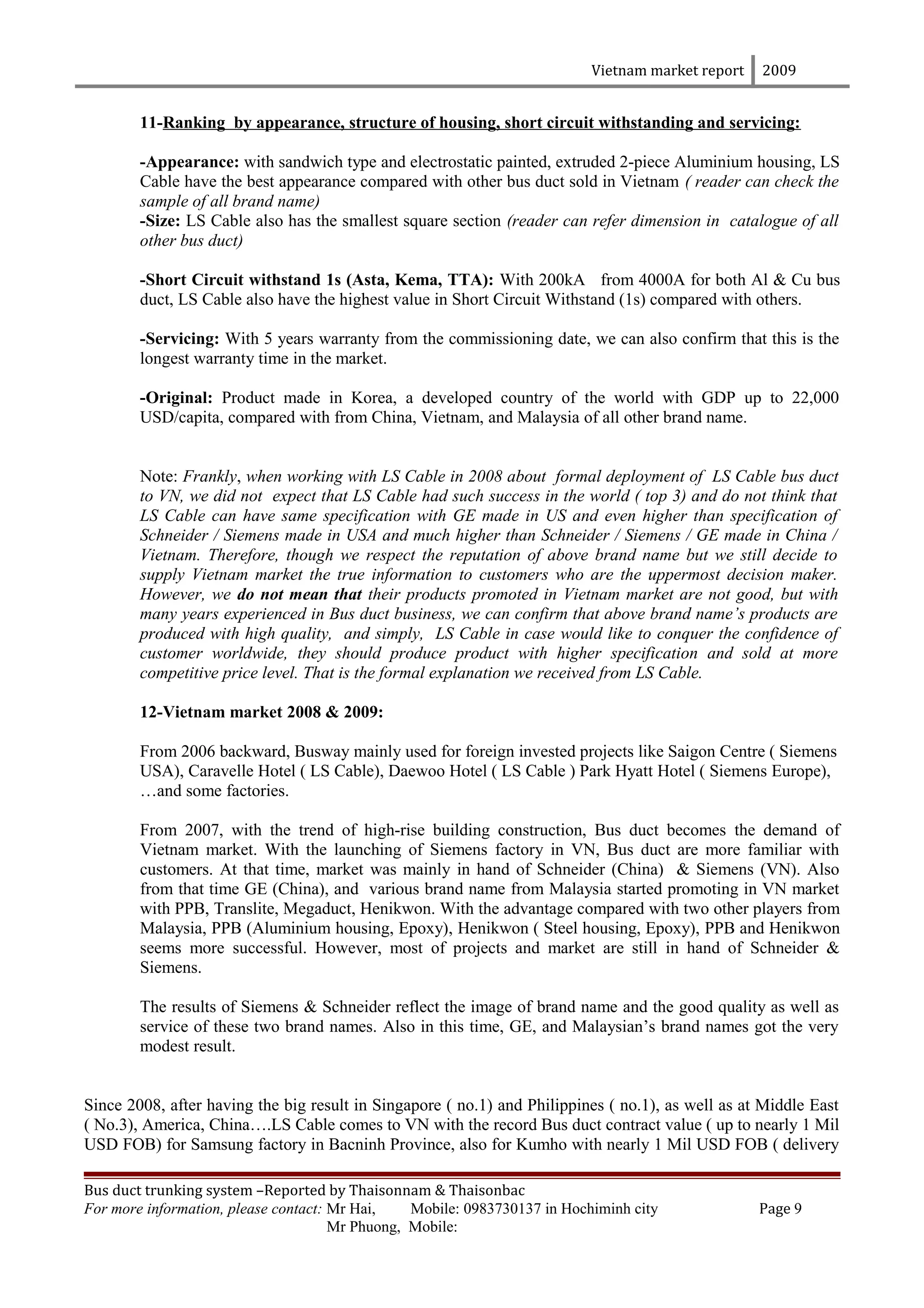 Catalog busbar ls busduct trunking system sold in vietnam | DOC