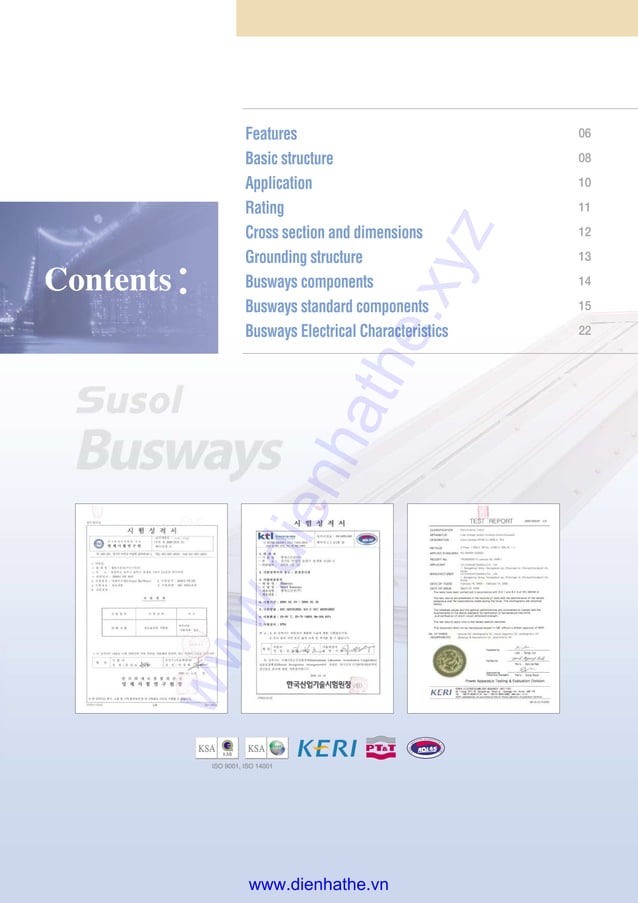 Catalog busbar ls susol busway_e_1108 | PDF