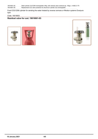 Co2 cylinders catalog | PDF