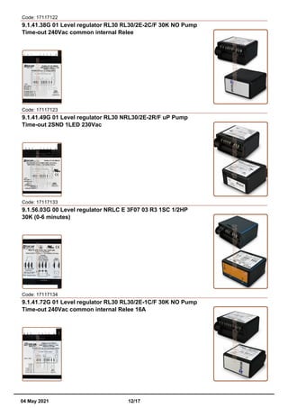 Control units catalog | PDF