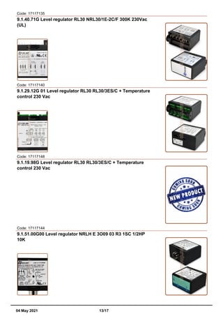 Control units catalog | PDF