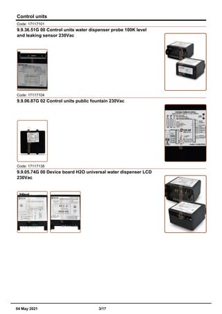 Control units catalog | PDF