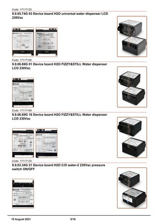 Control units catalog | PDF