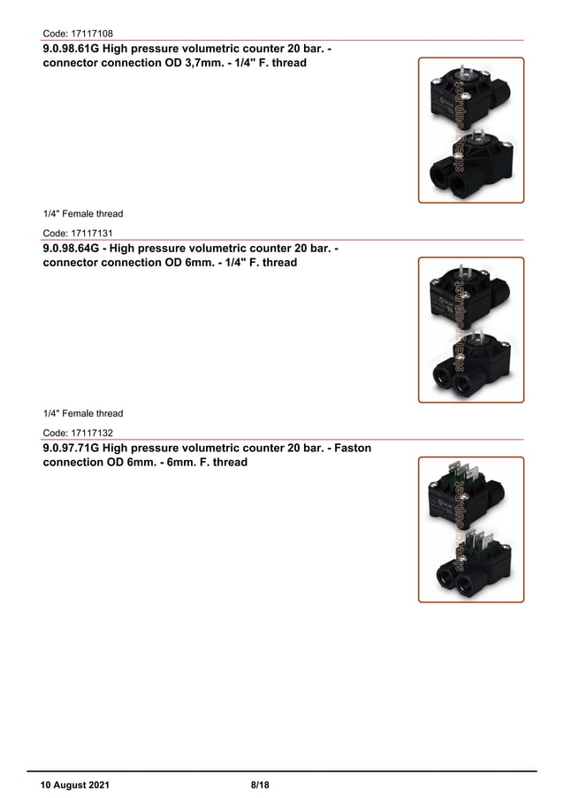 Control units catalog | PDF