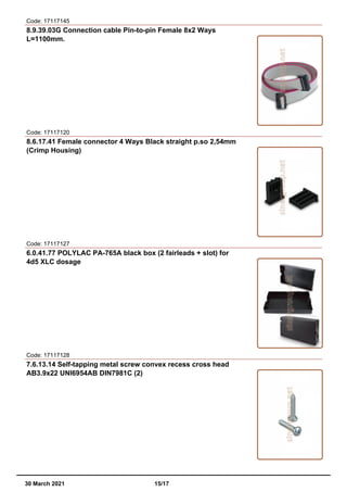 Control units catalog | PDF