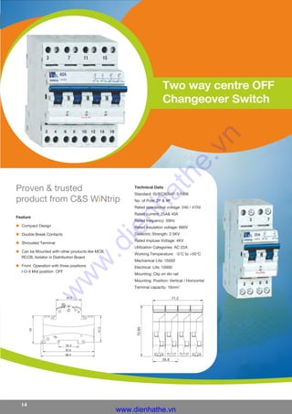 Catalog cs mcb rccb | PDF