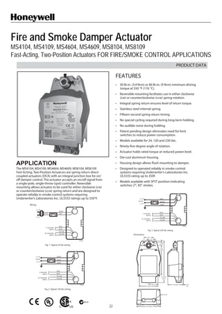 Catalog Actuator Damper Honey Well - Beeteco.com