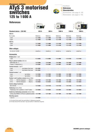 Cataloge ats socomec atys 3 | PDF