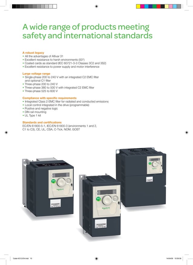 Cataloge atv312 catalogue | PDF | Computer Peripherals | Computing