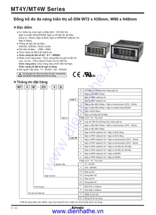 Cataloge autonics 05 panel_meter_dienhathe.com-mt | PDF