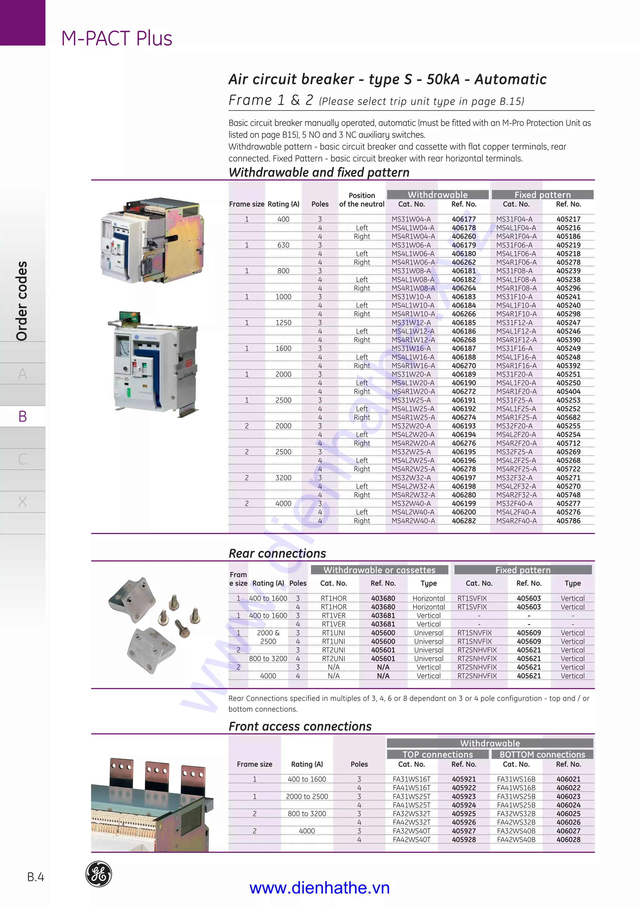 Cataloge ge 2.industrial components-3_m_pact_plus | PDF